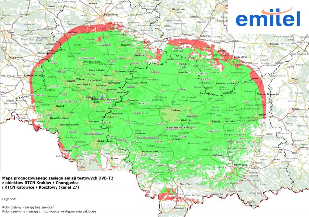 Telewizja Polska and Emitel test DVB-T2 terrestrial television ...